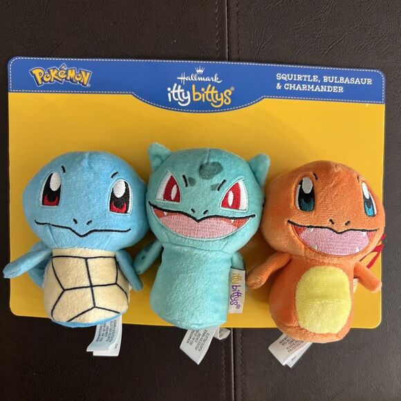Hallmark | Toys | Hallmark Itty Bittys Pokemon Set Of 3 Squirtle ...